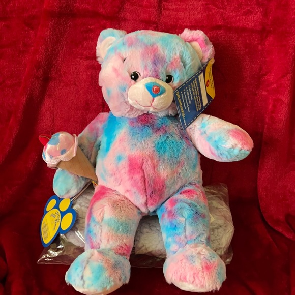 Build-A-Bear | Toys | New Buildabear Pink Blue Bubblegum Bear | Poshmark